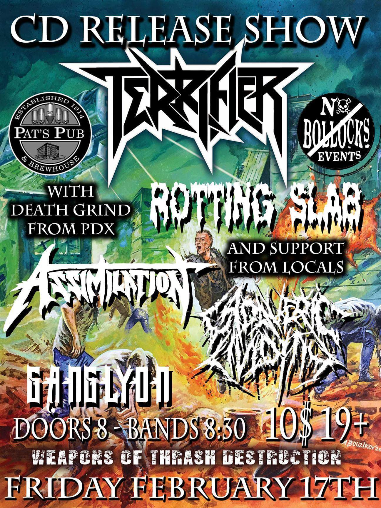 NEWS: Feb 17 – Local Vancouver Thrashers TERRIFIER CD Release Show ...