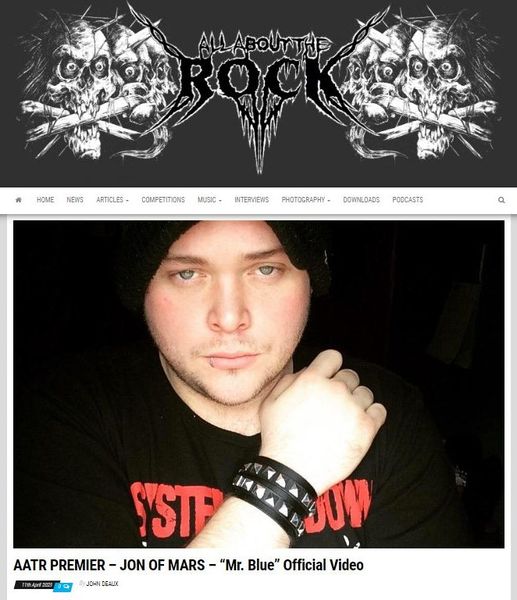 JON OF MARS Has A Close Encounter Of The Green Kind In “Mr. Blue” Off ...