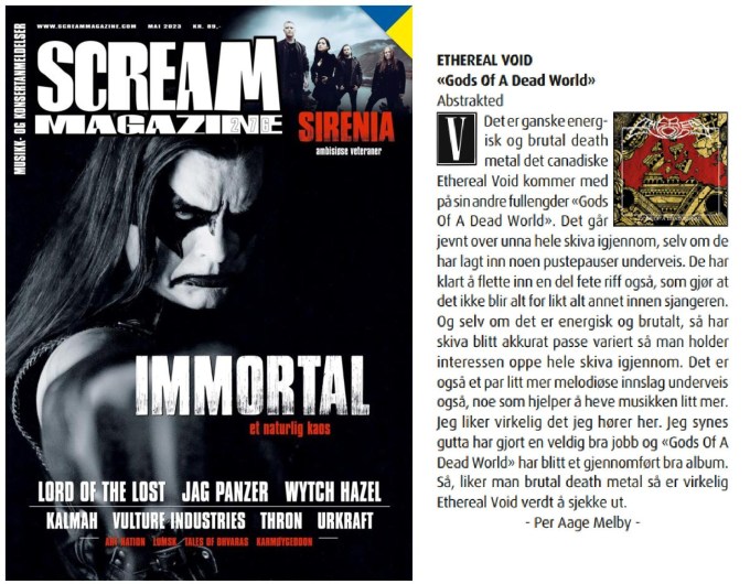 EPK – Ethereal Void – Gods of a Dead World (2023) (Abstrakted Records)