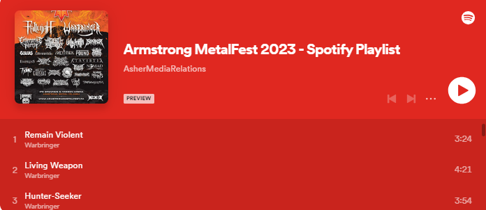 Get Ready For The Pit w/ ARMSTRONG METALFEST’s Spotify Playlist For ...