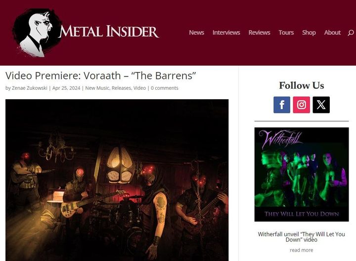 Exitus Stratagem Records – VORAATH’s Extreme Metal “The Barrens” Is A ...