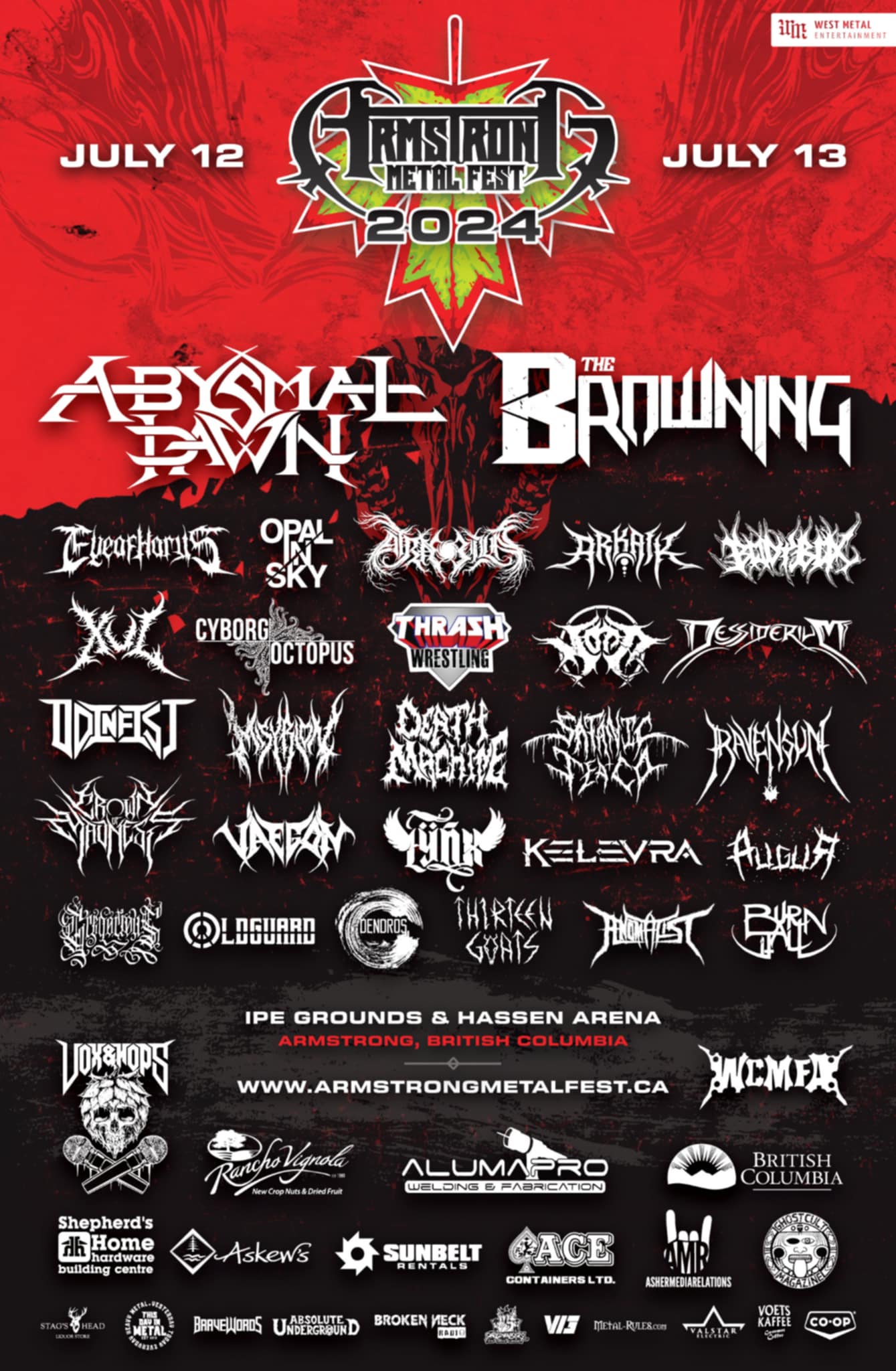 ARMSTRONG METALFEST Adds ABYSMAL DAWN, OLDGUARD To 2024 Lineup w/ THE ...