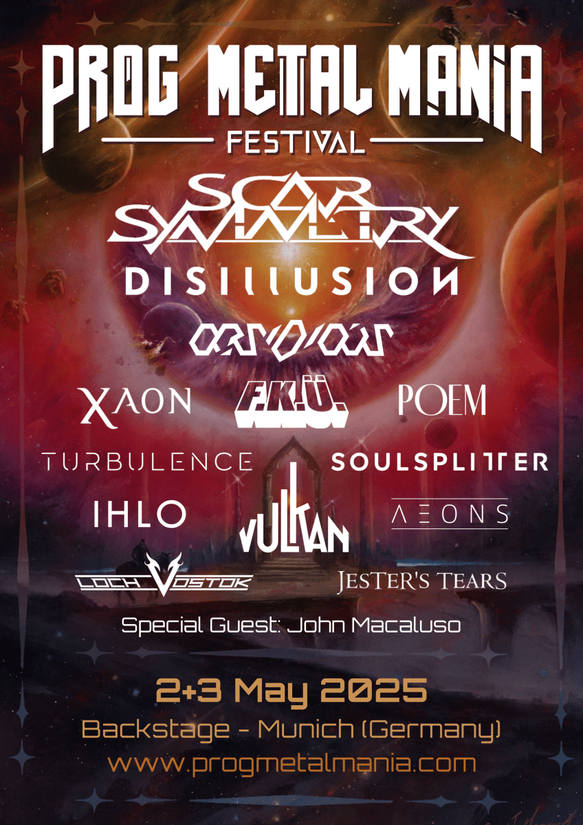 PROG METAL MANIA (Munich, DE) Announces 2025 Lineup w/ SCAR SYMMETRY ...