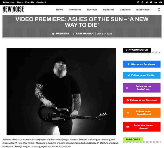 Ethan Henry (Freya, The Last Season) Reveals First Single “A New Way To ...